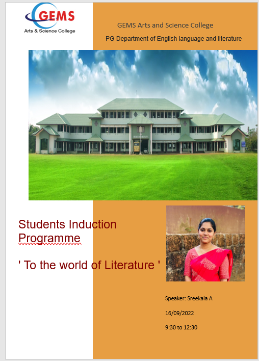 Student Induction Programme 2022 | GemsCollege